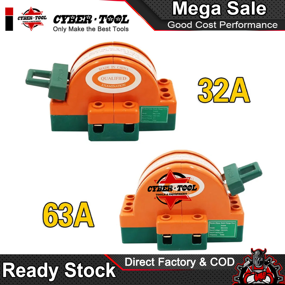 32A/63A 2P Manual Transfer Switch – Dual Power MTS Selector Switch ...