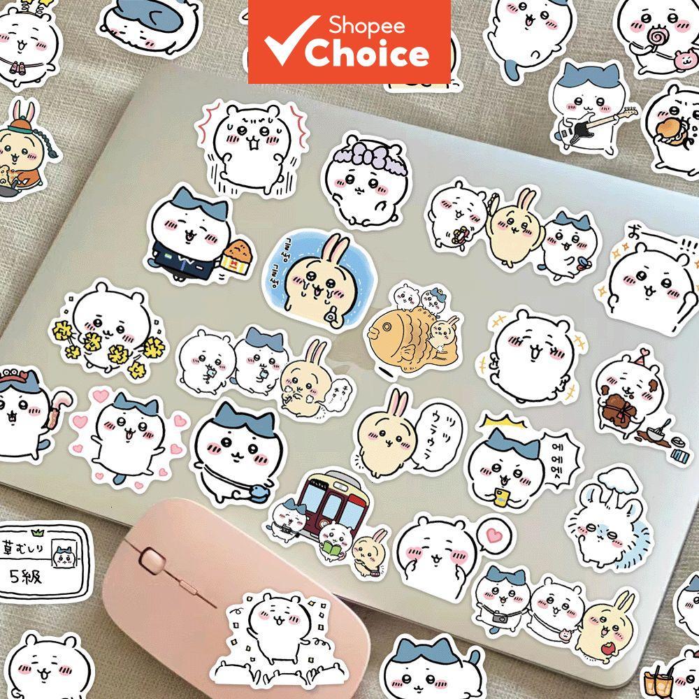 60Pcs Cartoon Chiikawa Sticker Girl Heart Lovely Hand Book Decoration ...