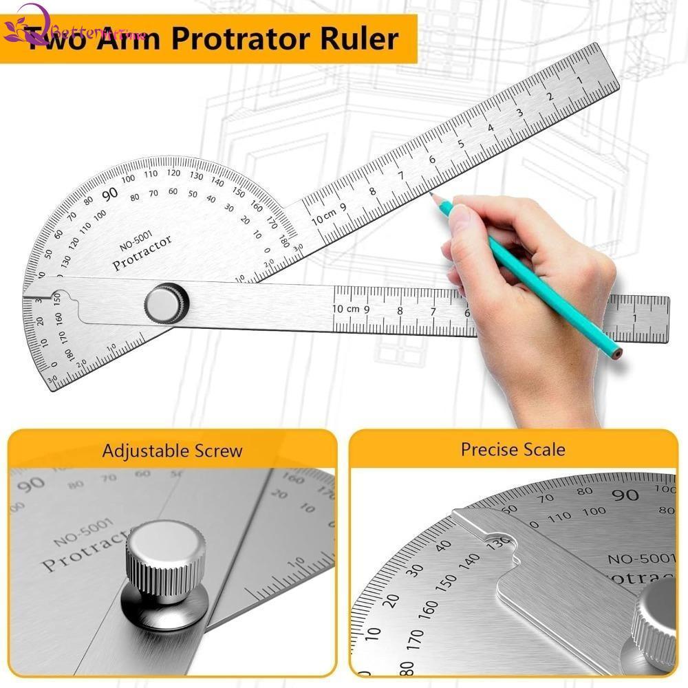 Digital Angle Finder Tool 0-180 Degrees Adjustable Two Arm Ruler for ...