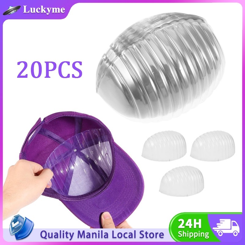 20pcs Cap Liner PVC Baseball Cap Insert Plastic Holder Hat Inner ...