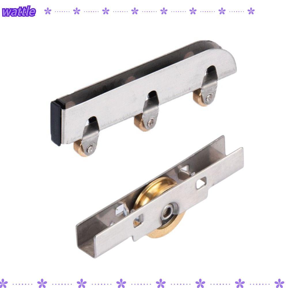 WATTLE Glass Door Pulleys, Stainless Steel Track Wheel Window Pulleys ...