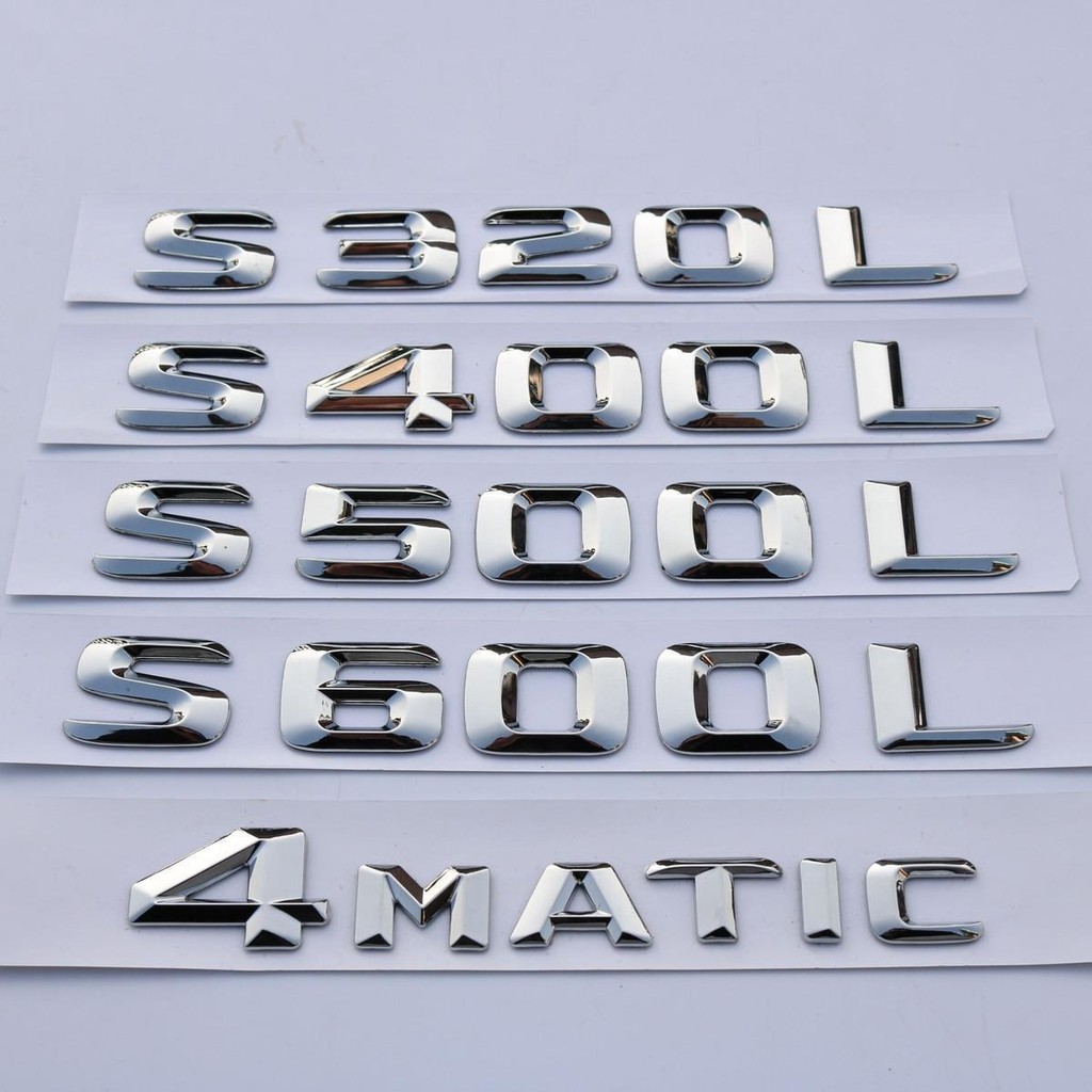 Ben * Pool S-Class S320L S350 S400L S500 S450L Modified Car Logo Letter ...