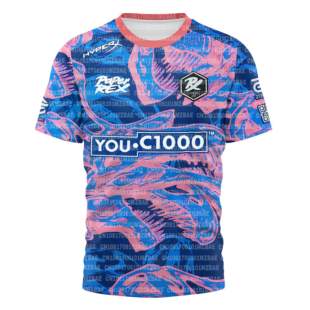 2025 New REX Team Jersey Paper Rex VALORANT Esports Uniform T-Shirt Men ...