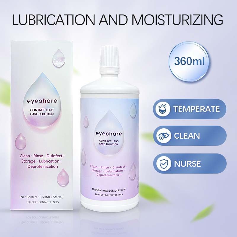 Eyeshare 360ml Soft Contact Lens Care Solution for Contact Lenses ...