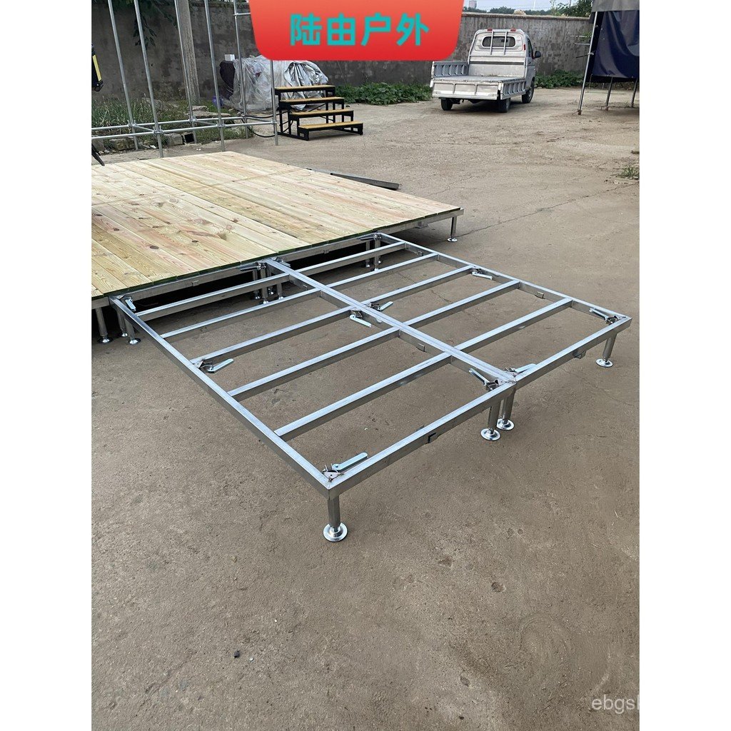 Modular Anti-Corrosion Wood Platform Frame Camping Platform Hotel Tent ...