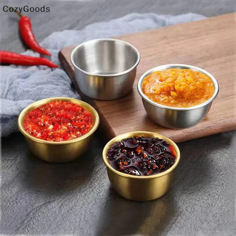 null 304 Stainless Steel Small Seasoning Dish Kitchen Sauce Cup Ketchup ...