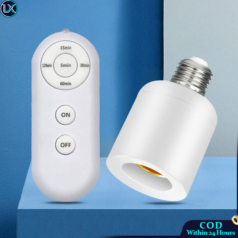 Smart Light Bulb Socket E27 Wireless Remote Control Switch LED Lamp ...