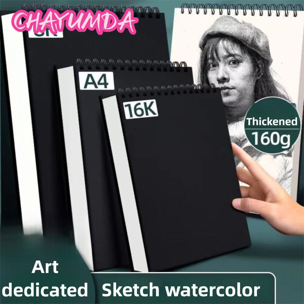 CHAYUMDA Thick Drawing Paper, Spiral Bound A4 A5 A6 8K 16K Coil ...