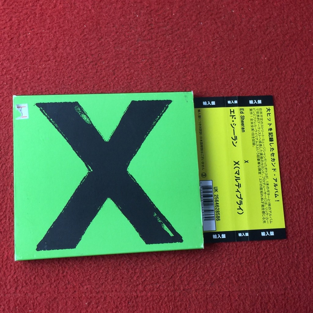 (EU)(Unsealing ) 艾德希兰 Ed Sheeran X ying CD and paper pages are good ...