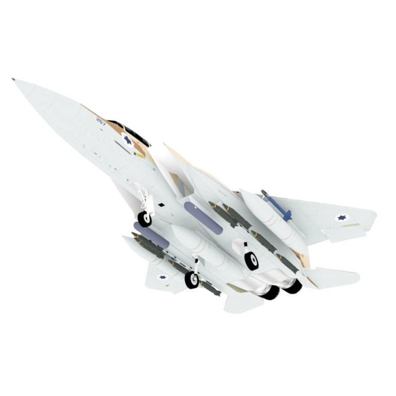 DIY paper models F-15 Israeli painting Eagle fighter paper model 1:100 ...