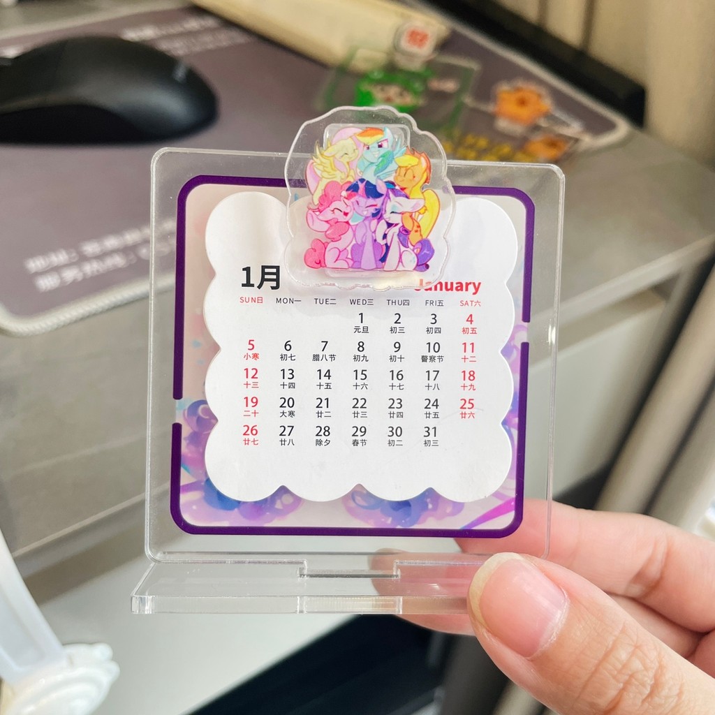 [Customization] [Desk Calendar] Customized Acrylic Desk Calendar 2026 ...
