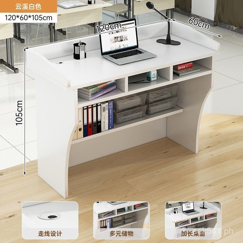 Multifunctional Teacher's Lectern Training Class Small Lectern Table ...