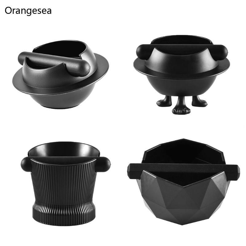 Orangesea Coffee Grounds Box With Lever Espresso Dump Bin Coffee Ground ...