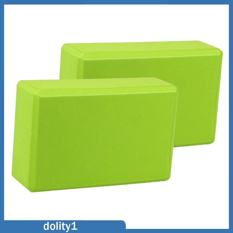 2 Pieces Yoga Blocks Pilates Meditation Stretching Foam Accessories ...