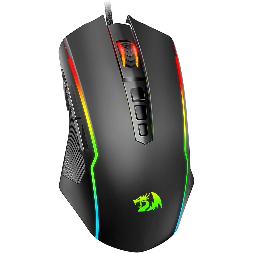 Redragon Gaming Mouse, Wired Gaming Mouse with RGB Backlit, 8000 DPI ...