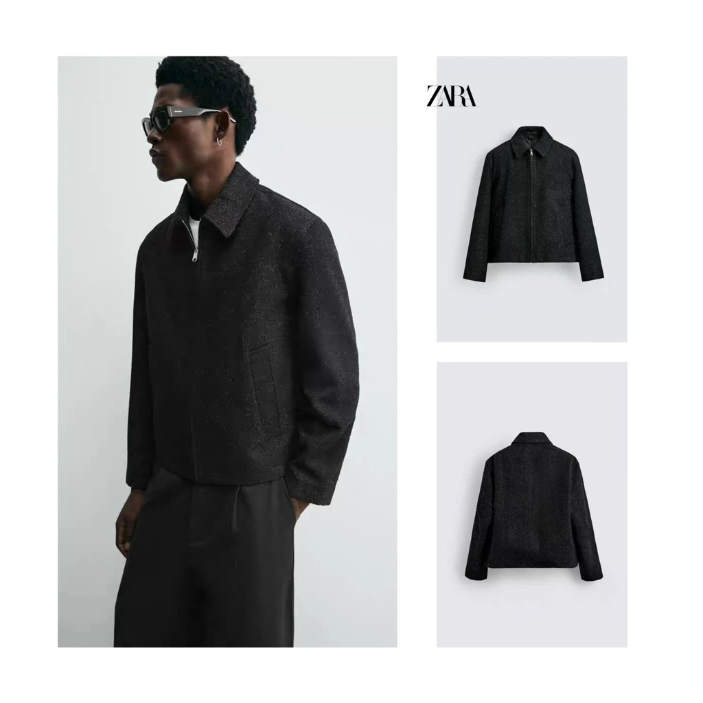 ZAR@ new jacket bright veil jacket short jacket zipper design jacket ...