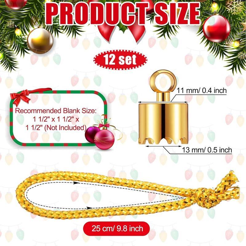 [Quick H]Wood Turning Kit for Christmas Tree Ornament Making 12 Set ...