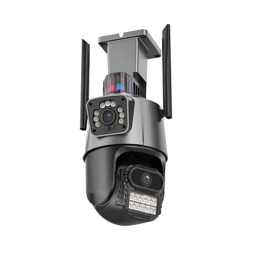 Dual Lens Wifi Camera 2k 4mp Dual Screen Ptz Camera Outdoor Auto ...