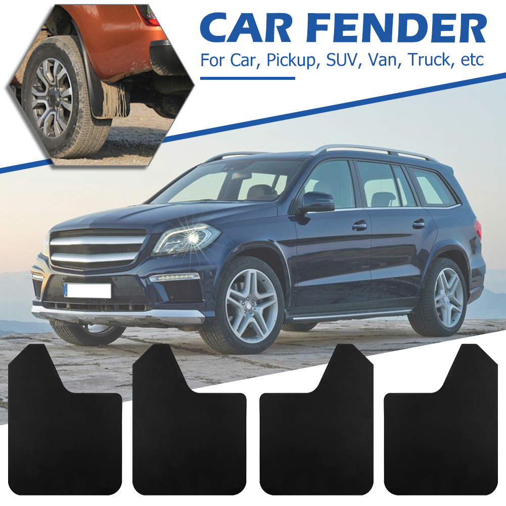COD⭐ 4pcs Splash Guards Universal Flaps Mudguards with Rivets Front ...