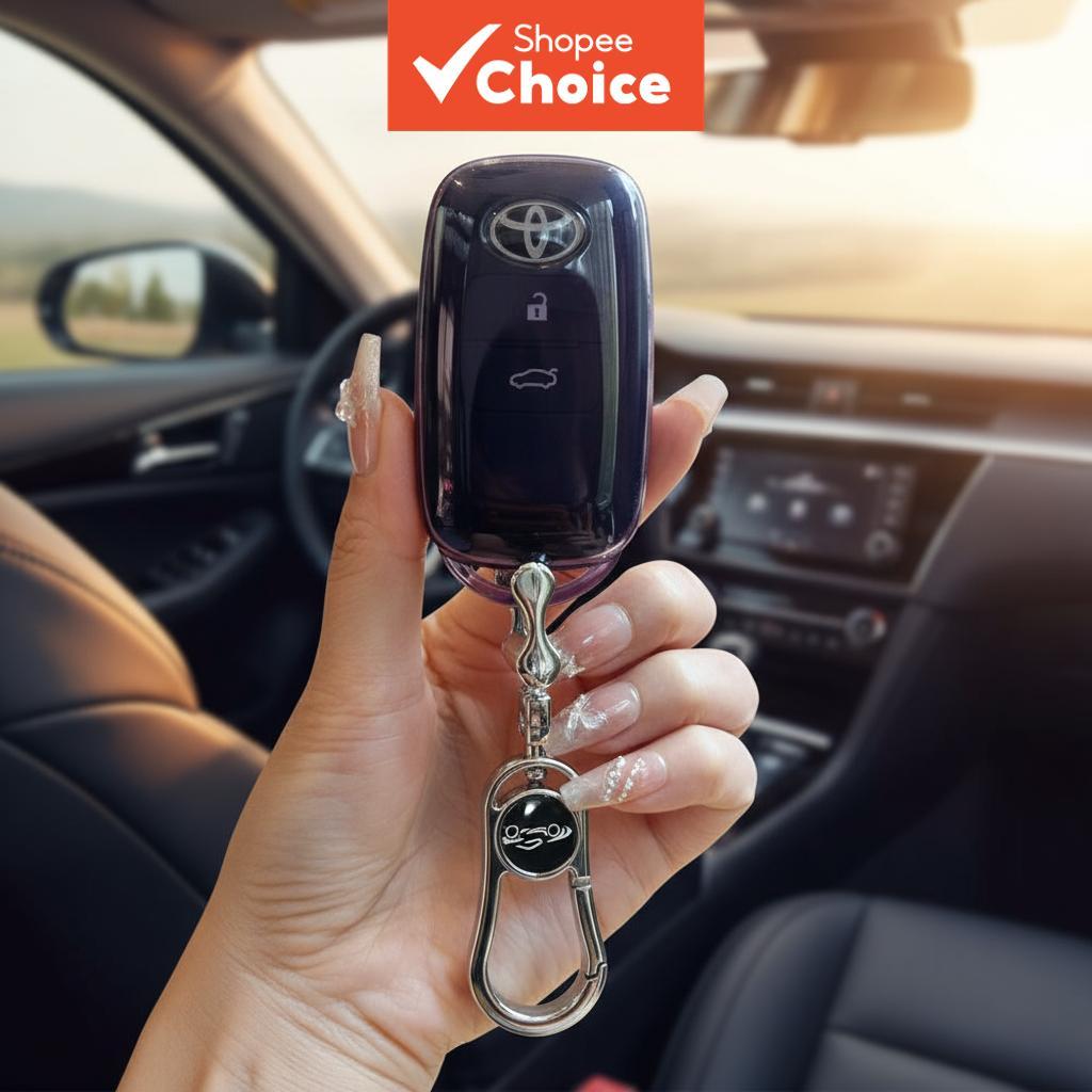 TPU Remote Key Case for Toyota Avanza Veloz Raize 2022 to 2024 Wigo ...