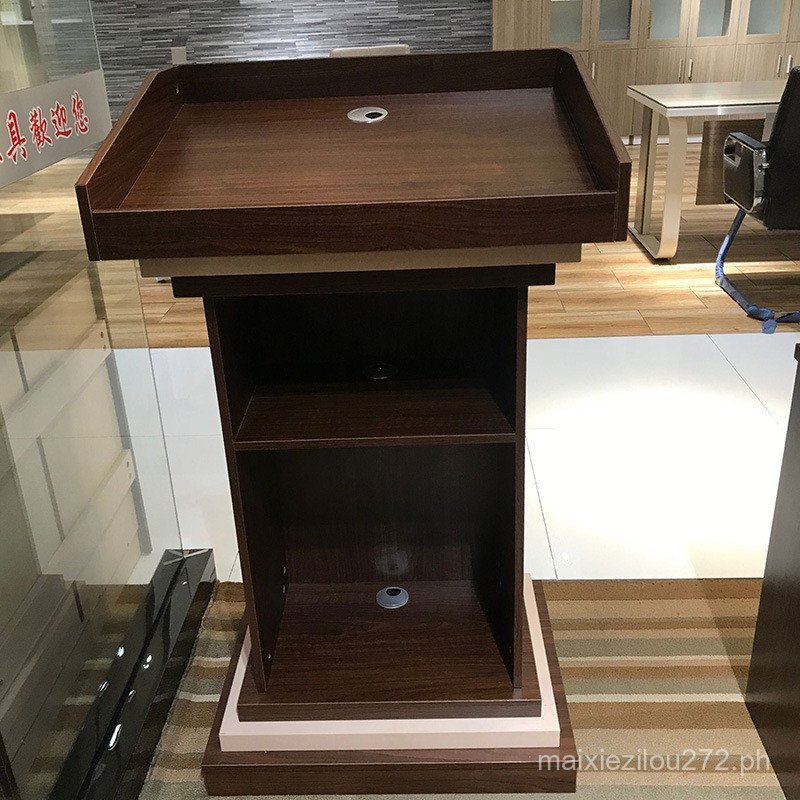 Classroom Lectern Host Desk Panel Training Speaking Desk Small ...