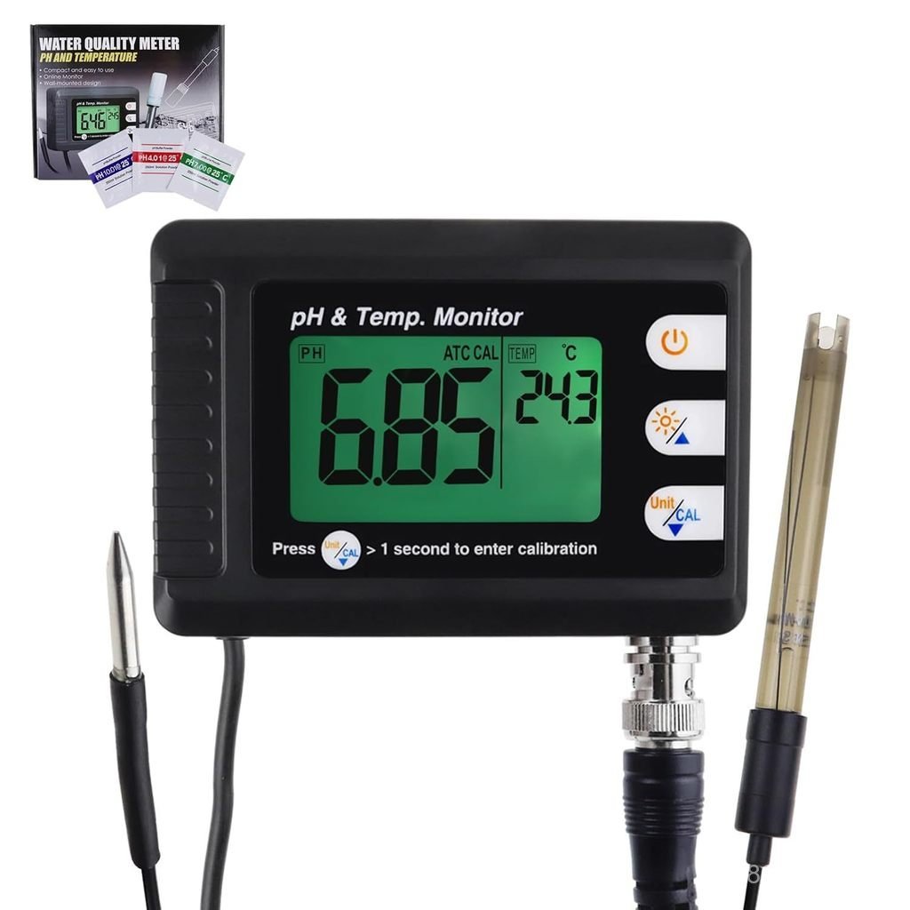 Wall-mounted pH Tester Online Detector Cross-border Water Quality Fish ...