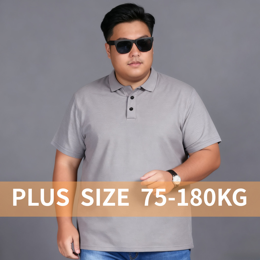 10XL 12XL Plus Size Men's Breathable Ice Silk Mesh Polo Shirt Business ...