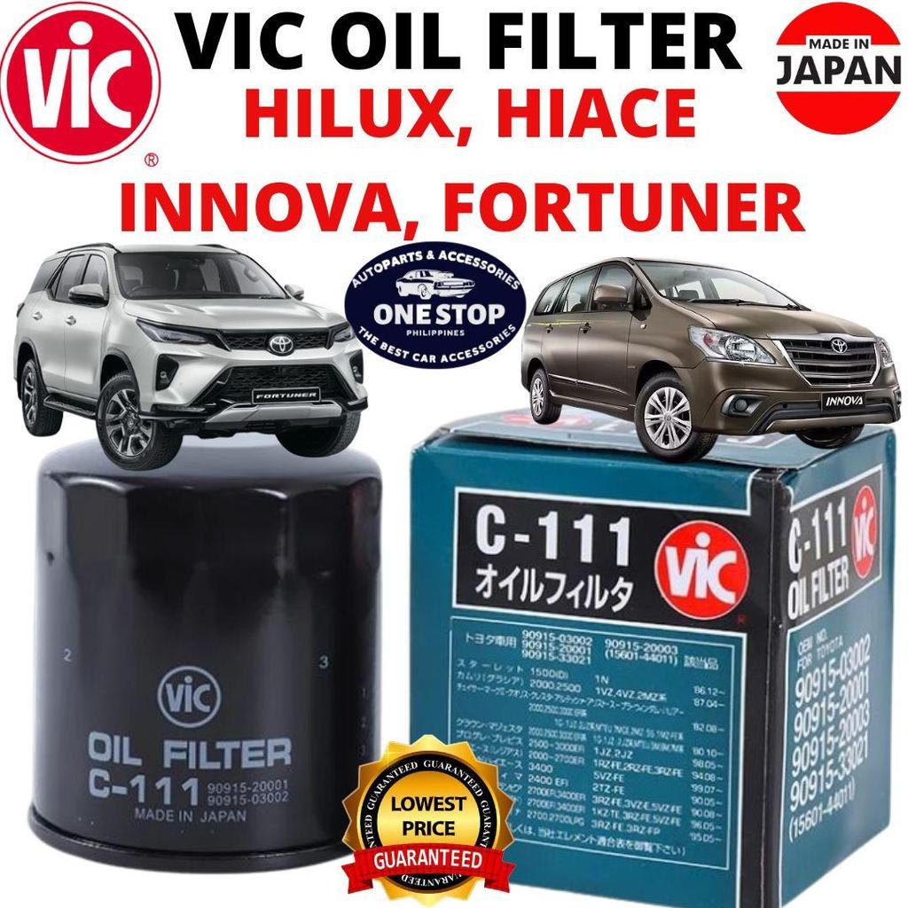 Vic Oil Filter C-111 for Toyota Revo/ Fortuner/ Innova/ Rav4/ Hiace ...
