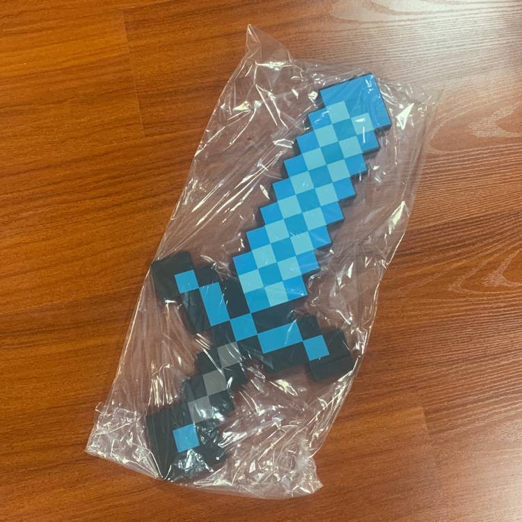 2025 New Product Minecraft * Foam Diamond Sword Square Sword Pickle ...