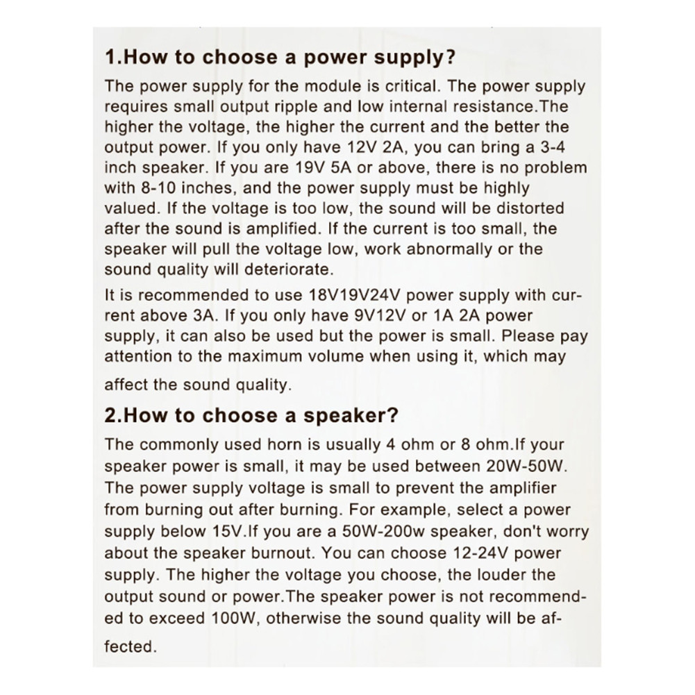 [Fast Arrival] ZK-1002M Speaker Audio Power Amplifier Board Stereo ...