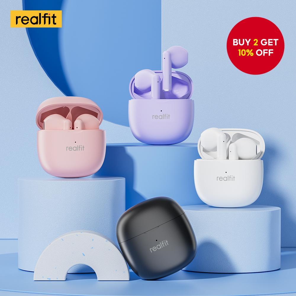 Realfit F1 TWS Bluetooth Earphones Mini Wireless Sport Gaming Headset ...