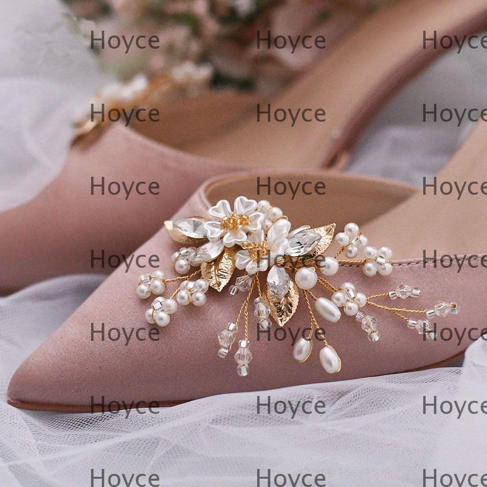 HOYCE Shoe Charms - Shiny Buckles for Weddings & Parties (Set of 2 ...