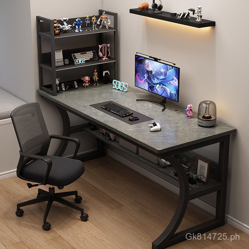 Computer Desk Desktop Simple Workbench Competition Study Desk Writing ...