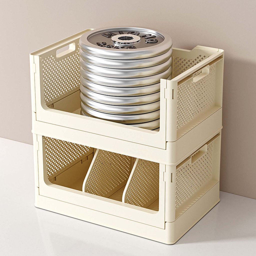 (Local Stock) Simple Foldable Storage Basket Thickened Student Book ...