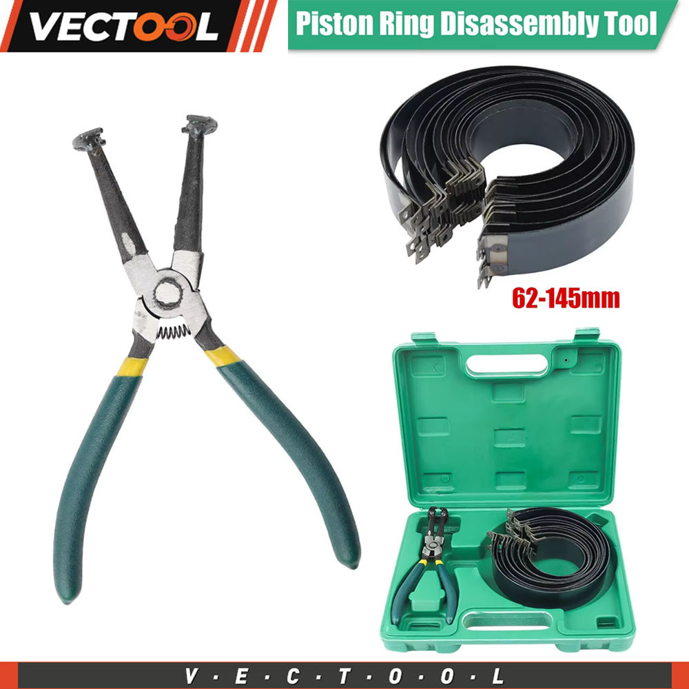 Car Auto Engine Piston Tool Set Carry Case Piston Ring Removal Pliers ...