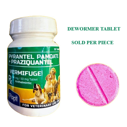 Cat and Dog Dewormer Papi Vermifuge Tablet - Sold Per Tablet ...