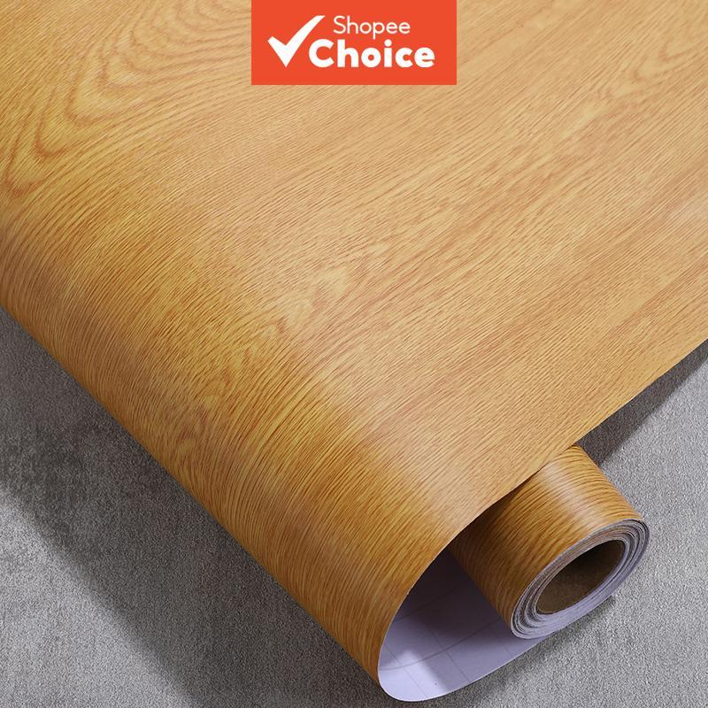 Vinyl Wallpaper Sticker Wood 5M Furniture Sticker, Self-adhesive ...