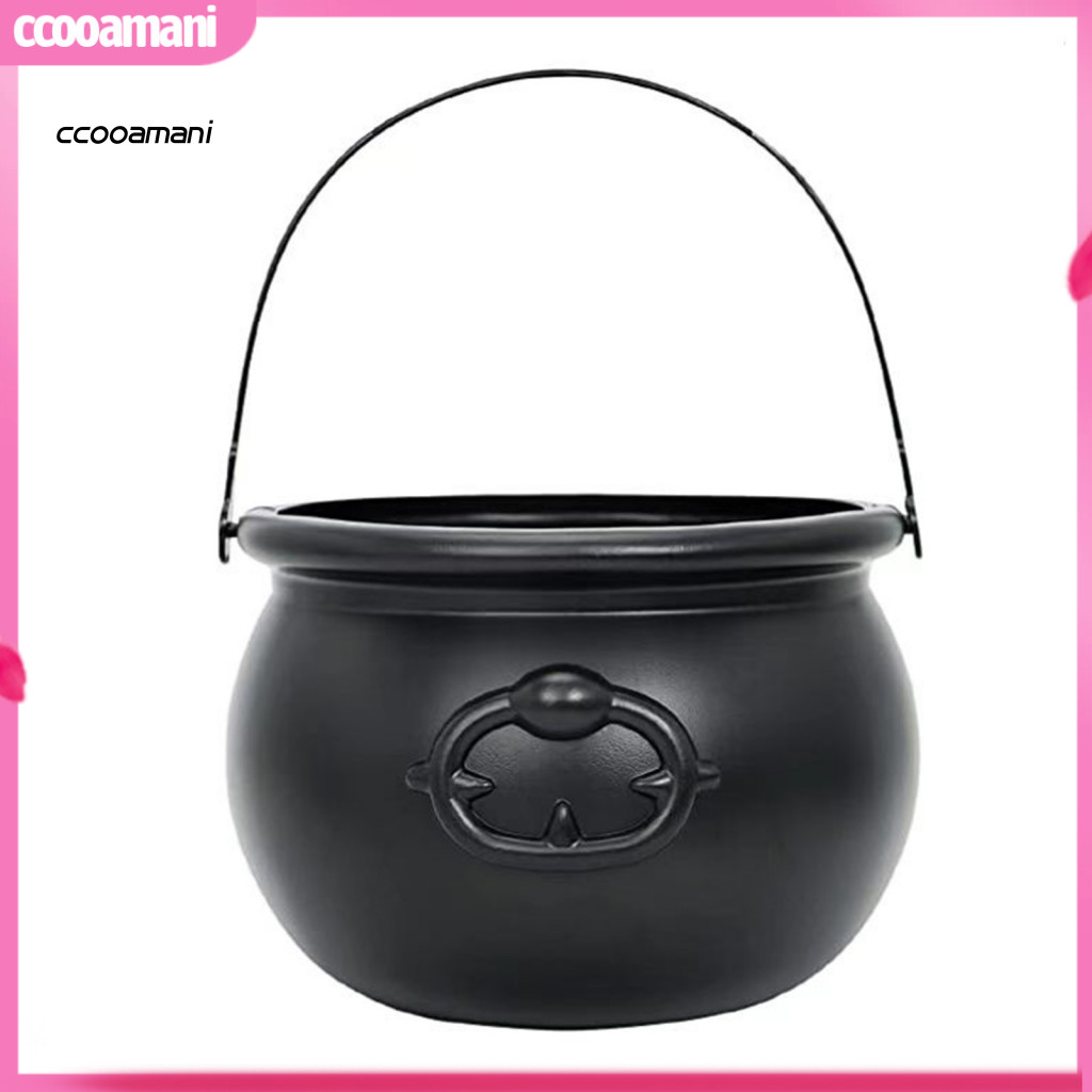 ccooamani| Witch Bucket Decorations Halloween Candy Bucket Holder ...