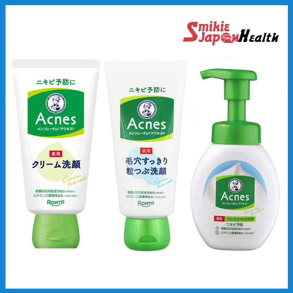 Rohto Mentholatum Acnes Facial Wash | Acne Prevention Medicated ...