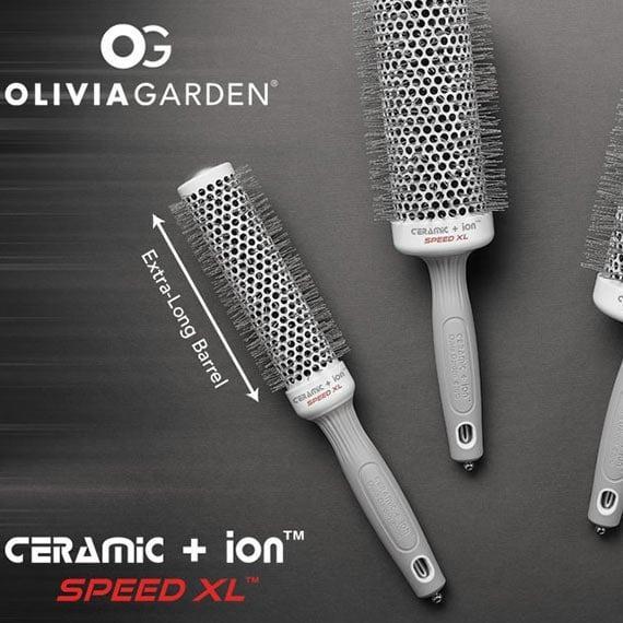 Olivia Garden Ceramic Ion Speed XL Hair Brush | Shopee Philippines