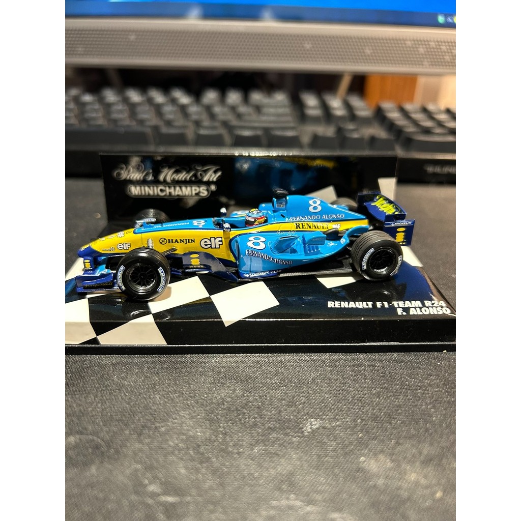 Mini Cut 1/43 F1 Renault Renault Fleet R24 Alonzo [Model Description ...