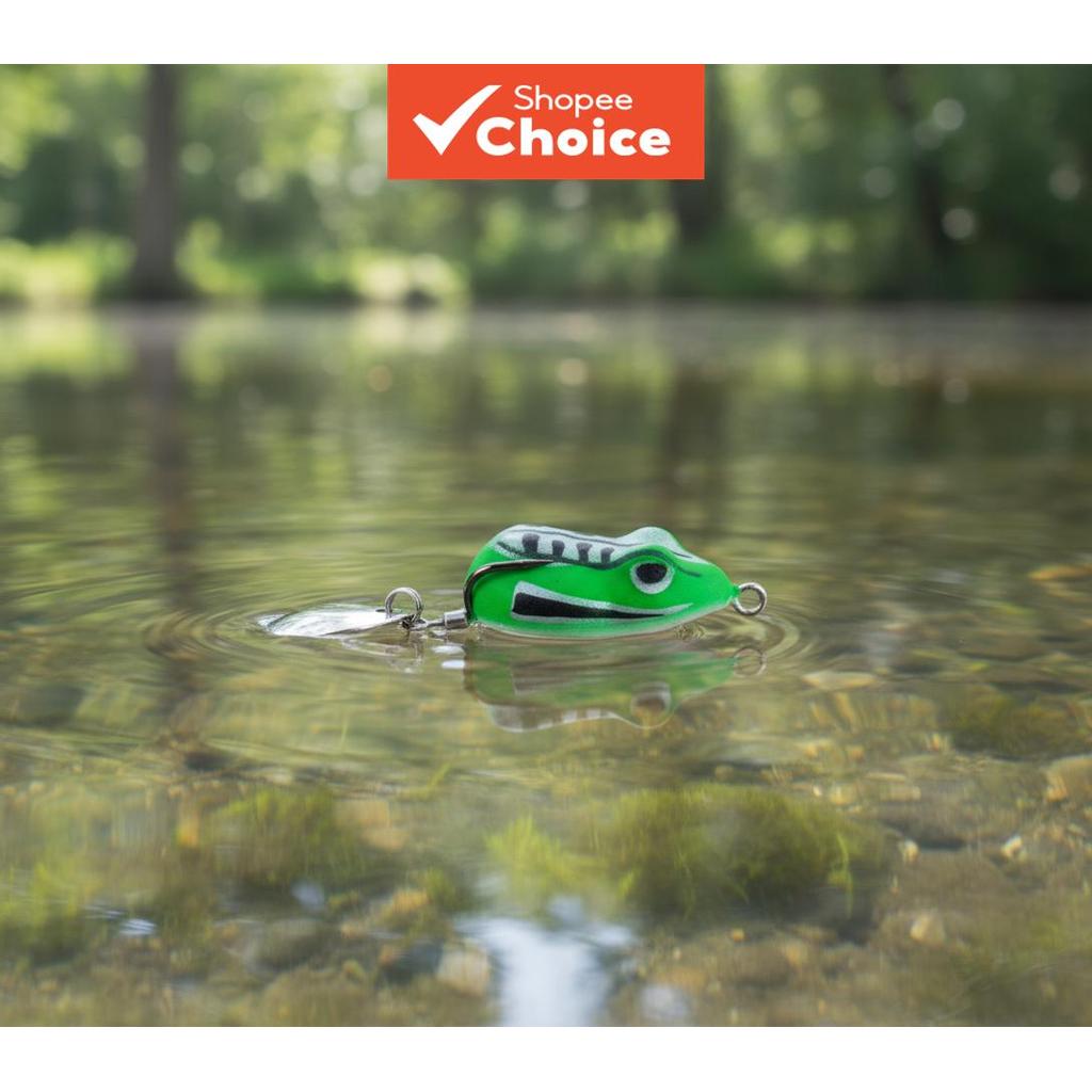 1 piece 3.5cm/6g soft mini frog lure, micro plastic frog, 8 colors ...