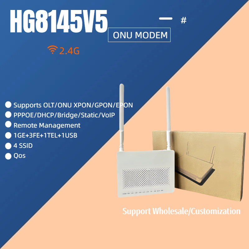 Gigabit HG8145V5 ONU FTTH modem router with wifi English firmware ...