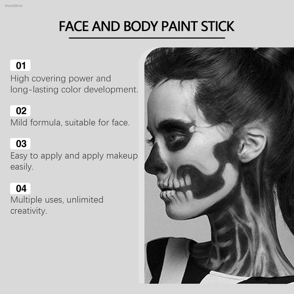Halloween Face Paint Stick Body Crayon Full Coverage Professional Body ...
