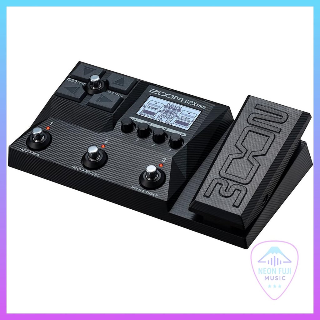 ZOOM G2X FOUR Guitar Multi-Effects Pedal with MFX, Black (Main Unit ...