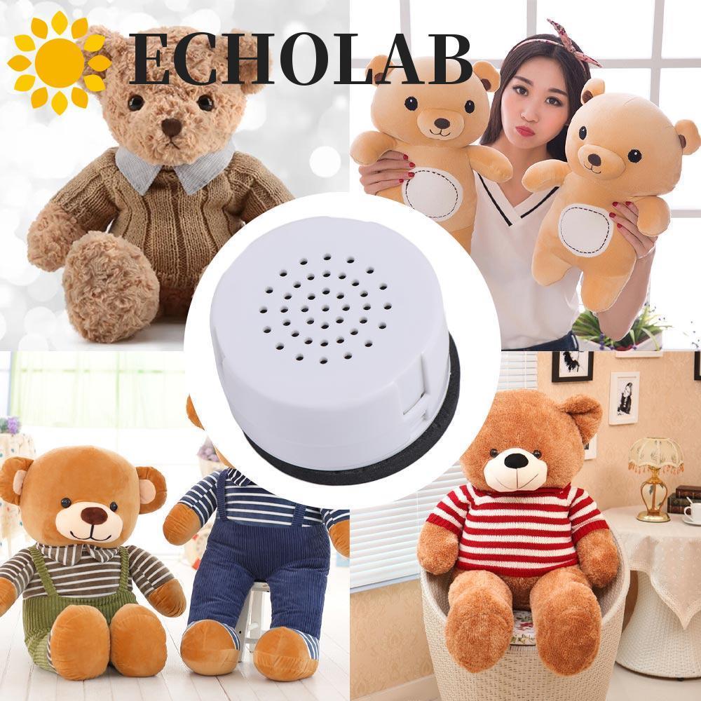 ECHOLAB Voice Recorder Plush Toy, Record Messages 30 Second Recording ...