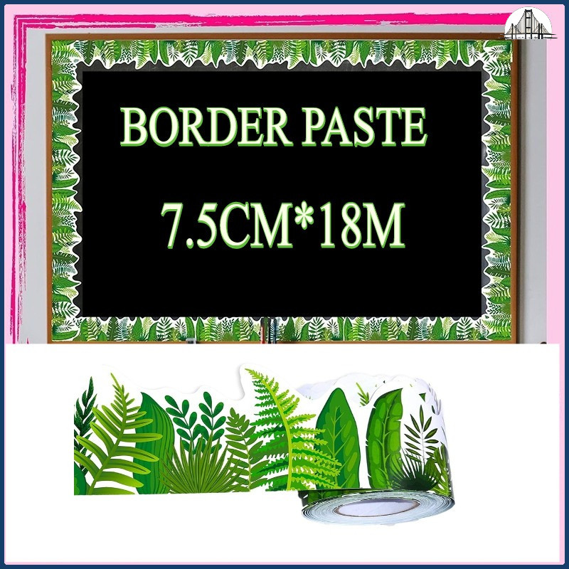 Self Adhesive Bulletin Board Borders Trim Confetti Border Classroom ...
