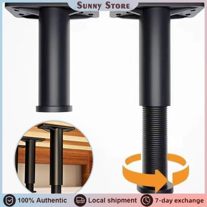 Adjustable Height Bed Beam Support Foot T-Shaped Retractable Bearing ...