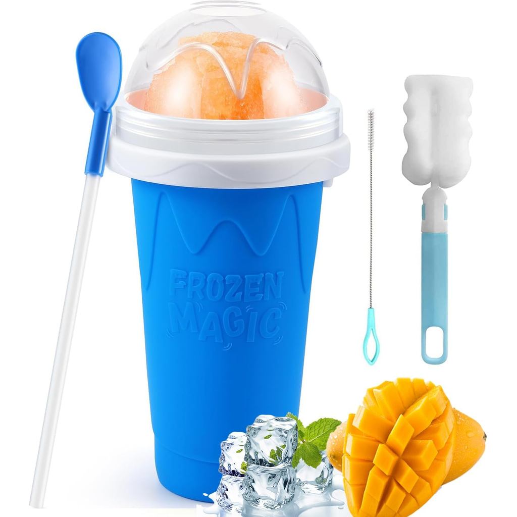 Slushy Maker, Slushie Maker Magic Quick Frozen Smoothies Cooling Double ...
