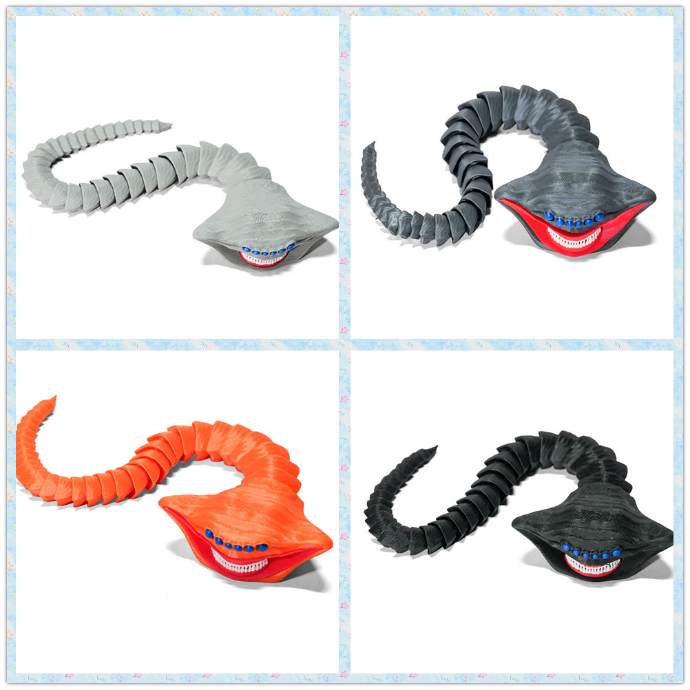 El Gran Maja The Bloop 3D Printed Toy Sea Eater Toys Deep Sea Big Maha ...